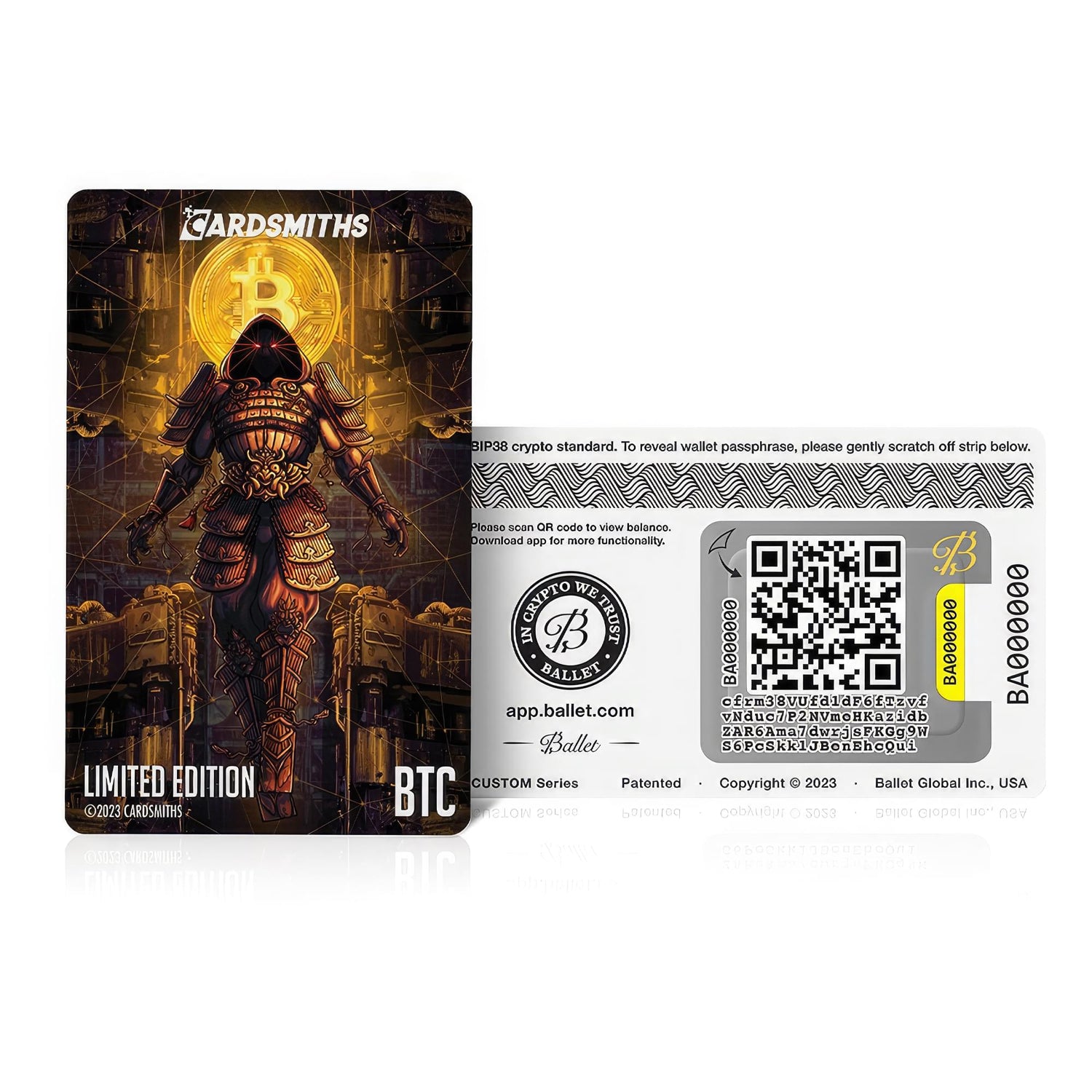 Cardsmiths Bitcoin Ballet Limited Edition Wallet Card