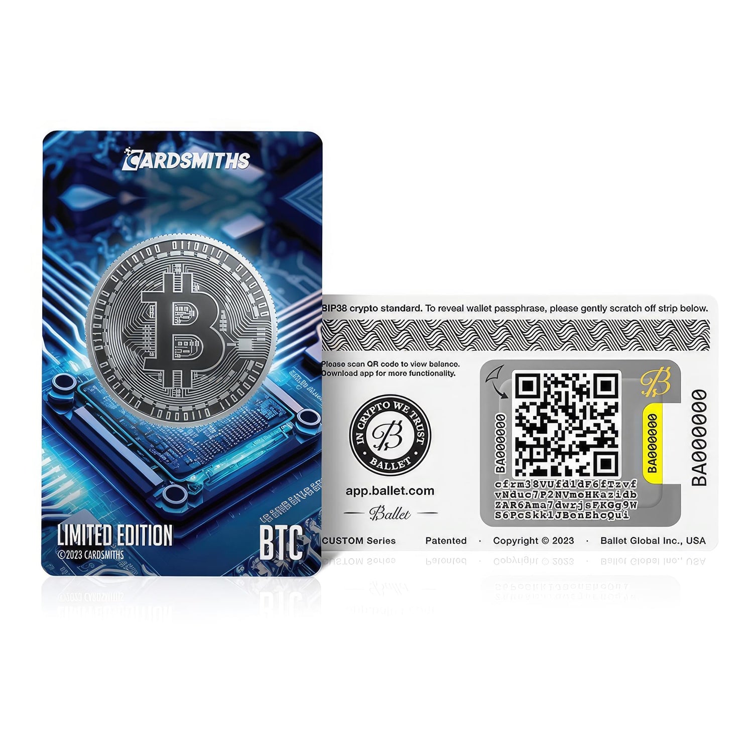 Cardsmiths Bitcoin Ballet Limited Edition Wallet Card