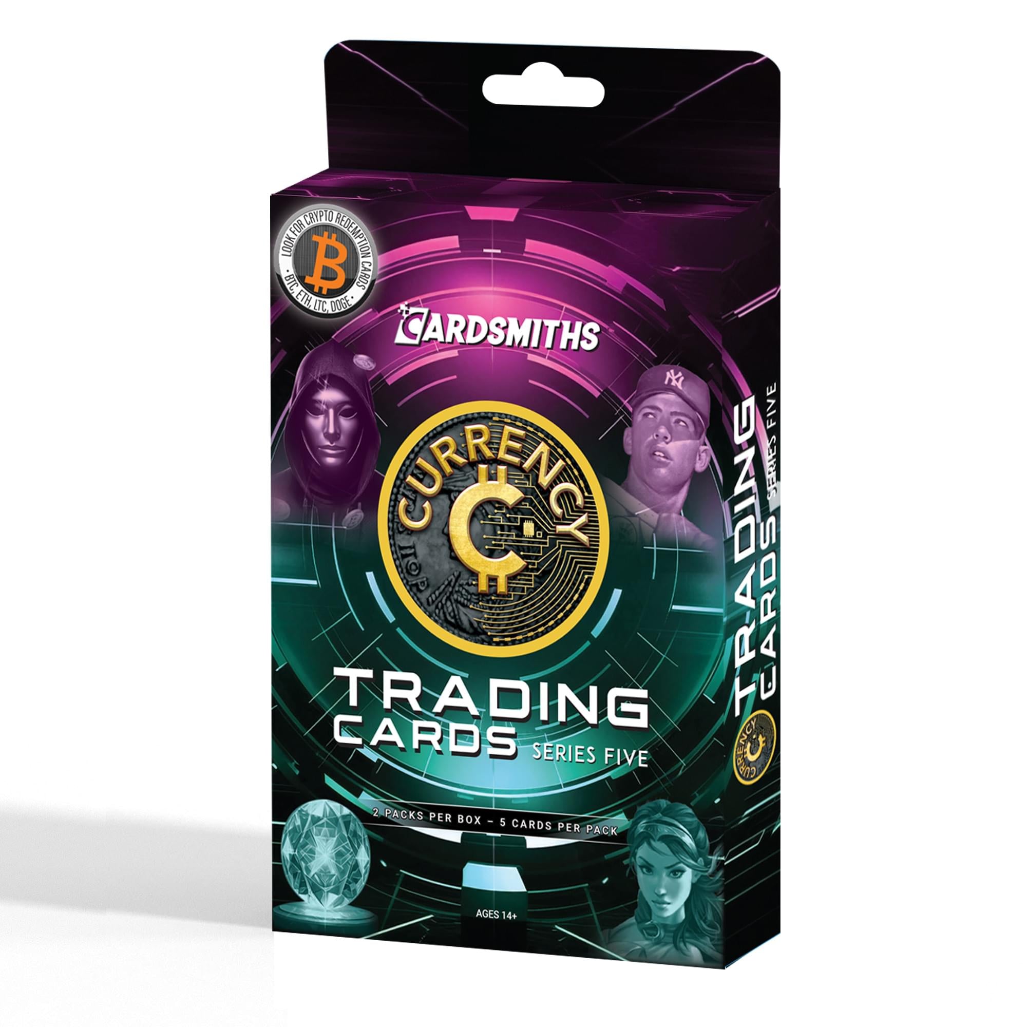Currency Series 5 Trading Cards Collector Box Master Case | 48 Boxes